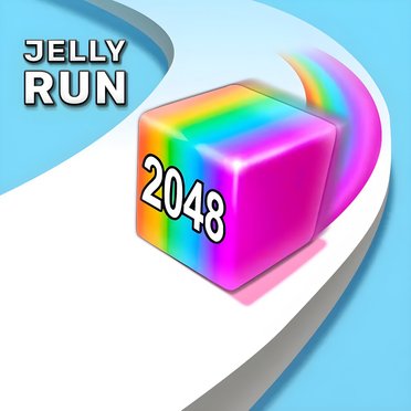 Jelly Run 2048 - jetzt kostenlos online spielen!